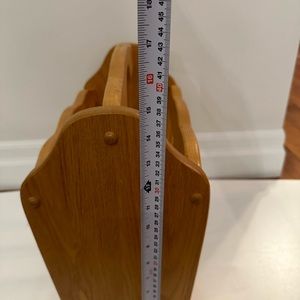 Accents | Vintage Mid Century Modern Solid Wood Magazine Rack | Poshmark